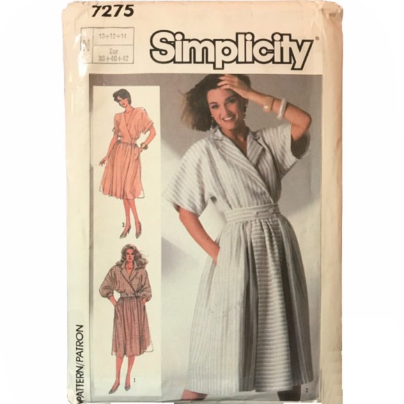 Simplicity | Office | Vintage 985 Simplicity 7275 Sewing Pattern Misses ...
